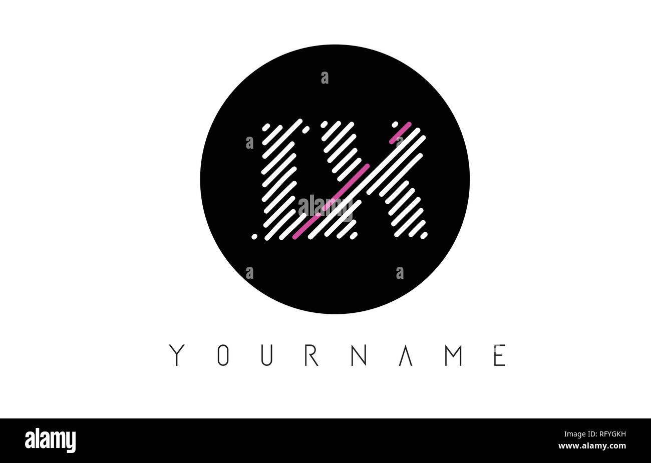 Lx letter logo hi-res stock photography and images - Alamy