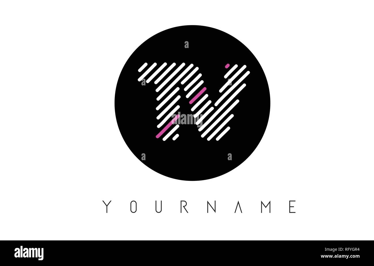 TV Letter Logo Design with White Lines and Black Circle Vector ...