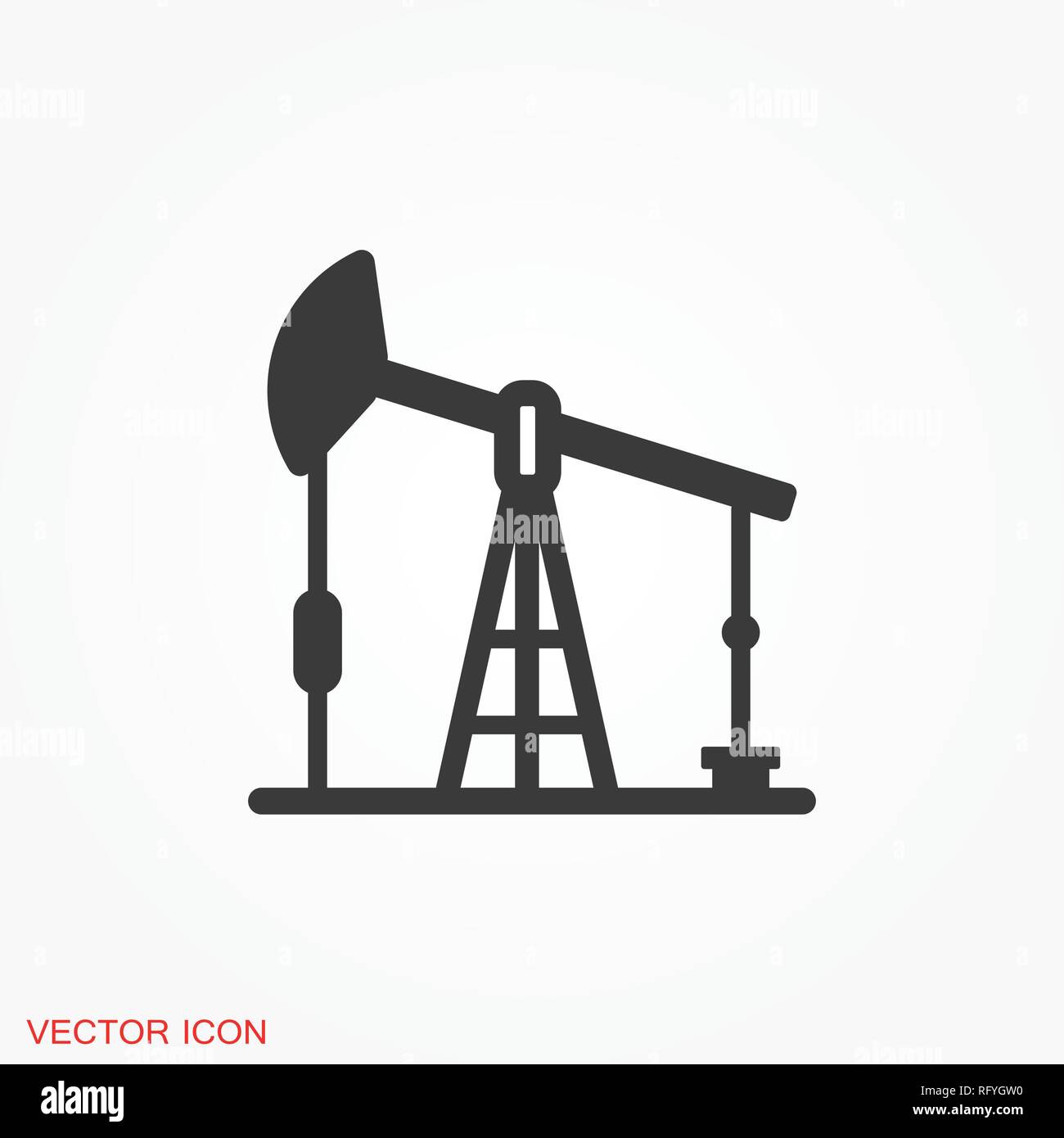 Oil pump icon logo, vector sign symbol for design Stock Vector Image ...