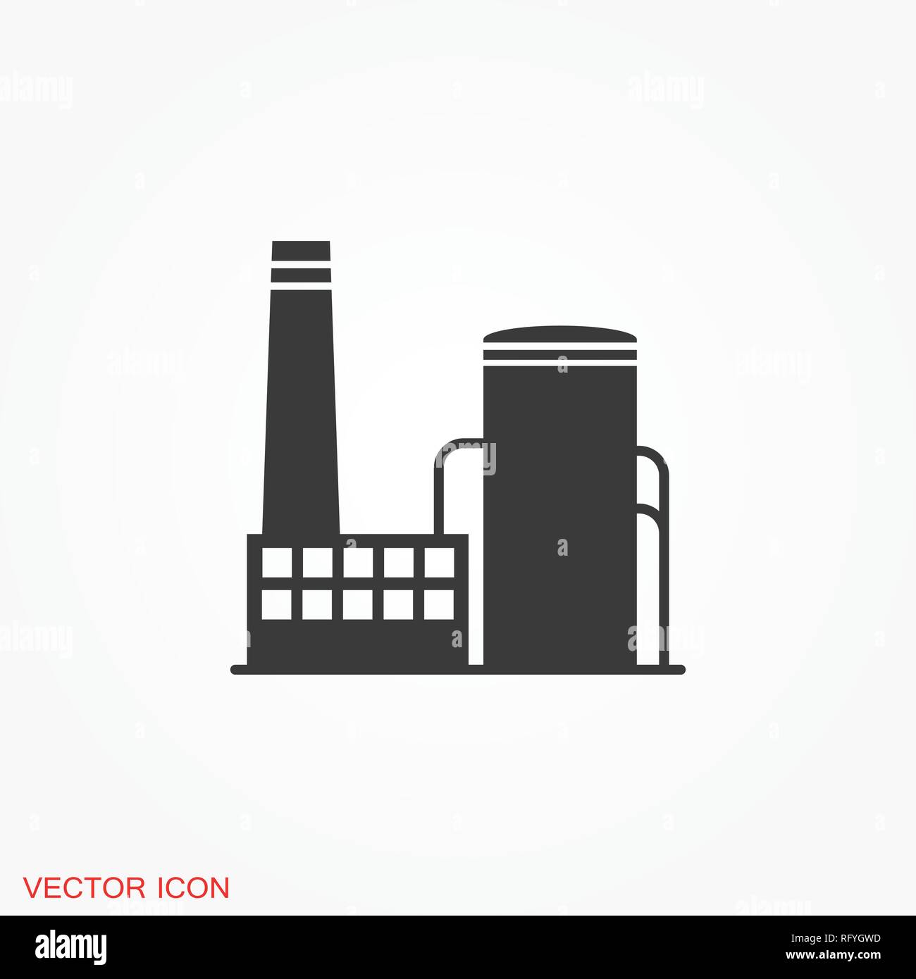 Oil storage tank icon logo, vector sign symbol for design Stock Vector ...