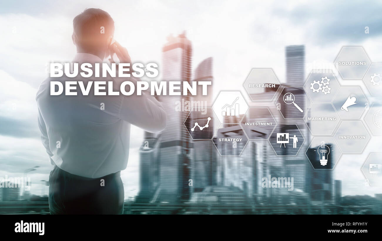 Business Development Startup Growth Statistics. Financial Plan Strategy ...