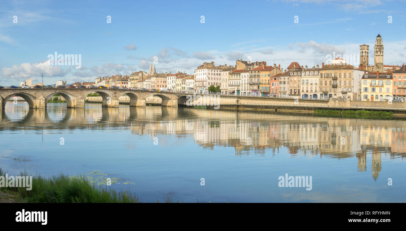 Cityscape of Macon, France Stock Photo - Alamy