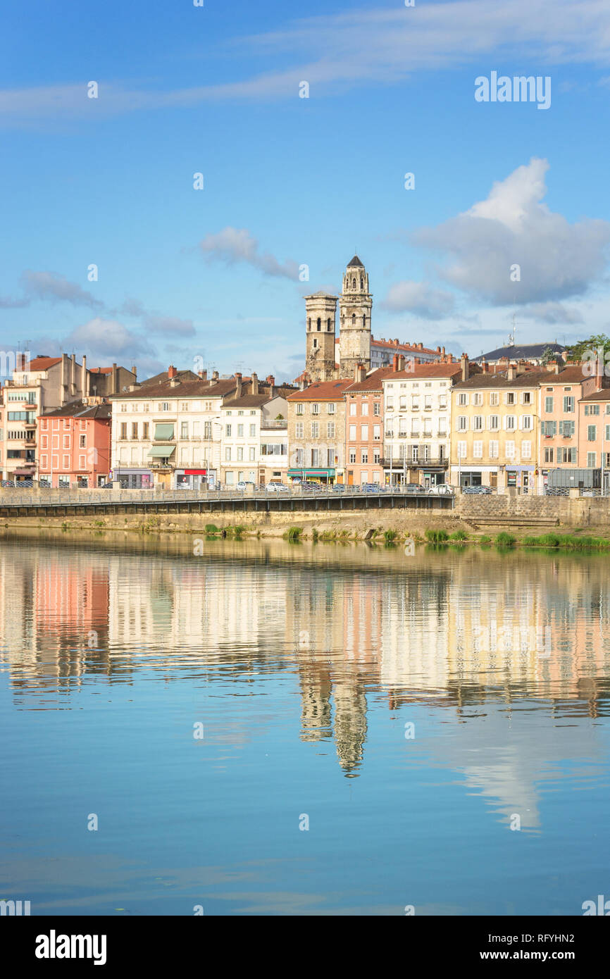 Cityscape of Macon, France Stock Photo - Alamy