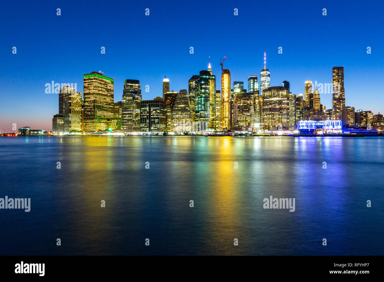 Manhattan view from brooklyn hi-res stock photography and images - Alamy