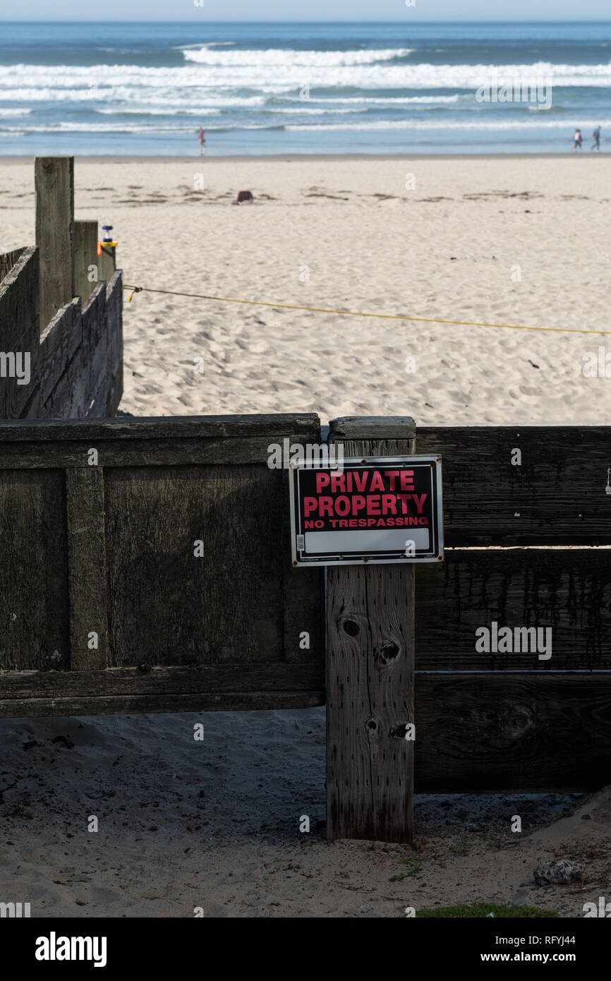 Old Private Property No Trespassing High Resolution Stock Photography ...