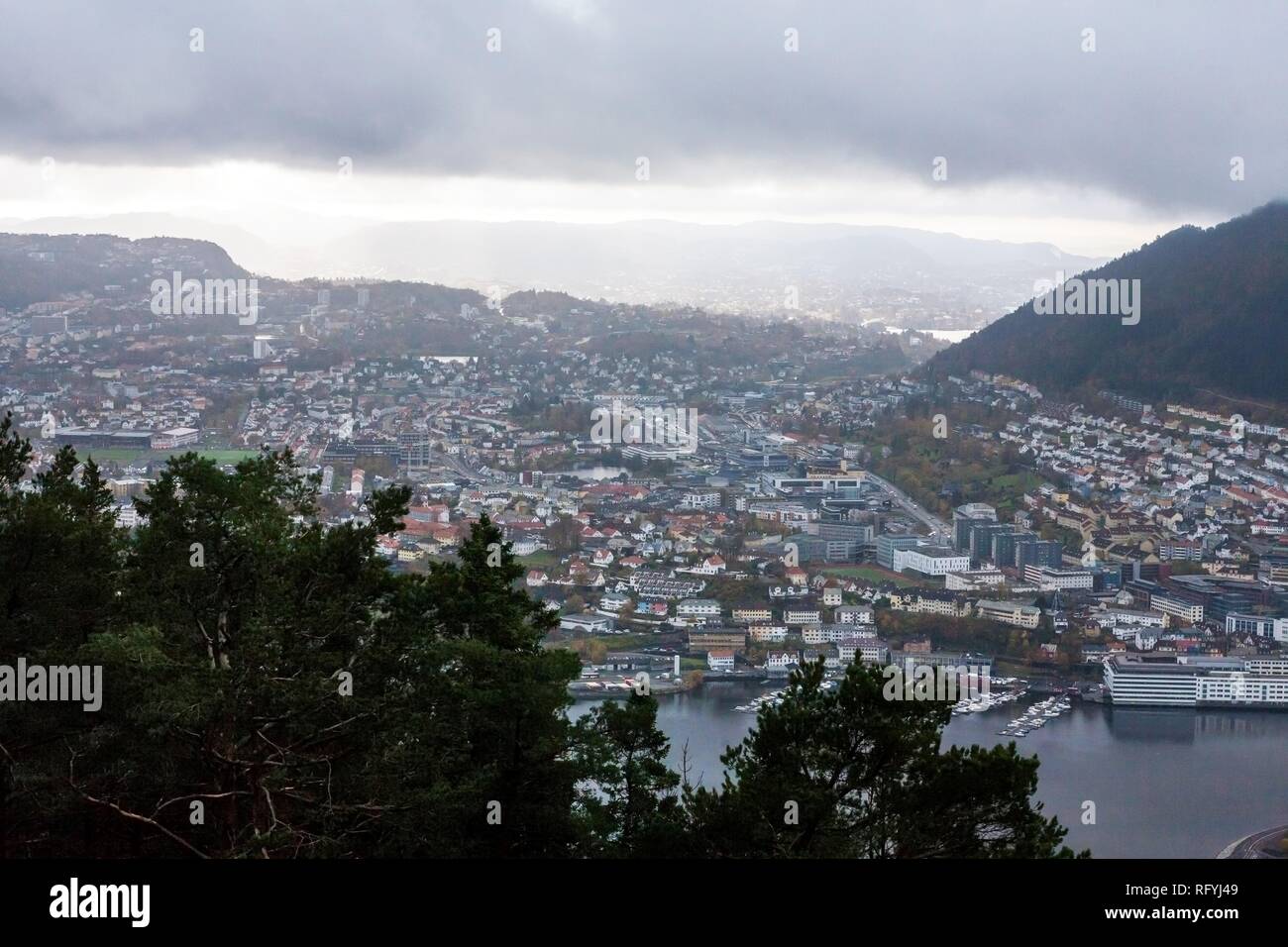 Bergen overview hi-res stock photography and images - Alamy