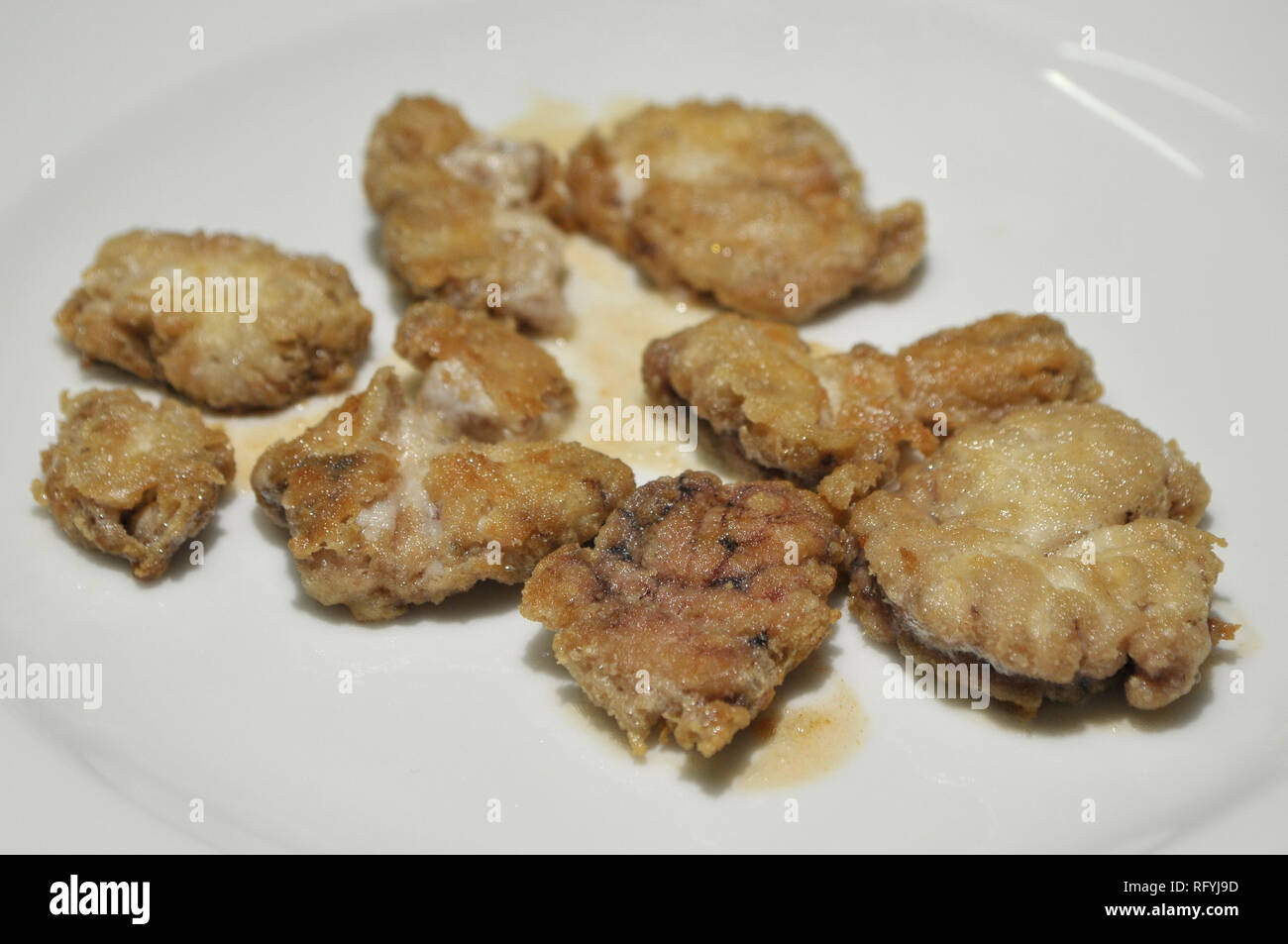breaded lamb brain, plastering lamb brain, plastered lamb brain, Lamb ...