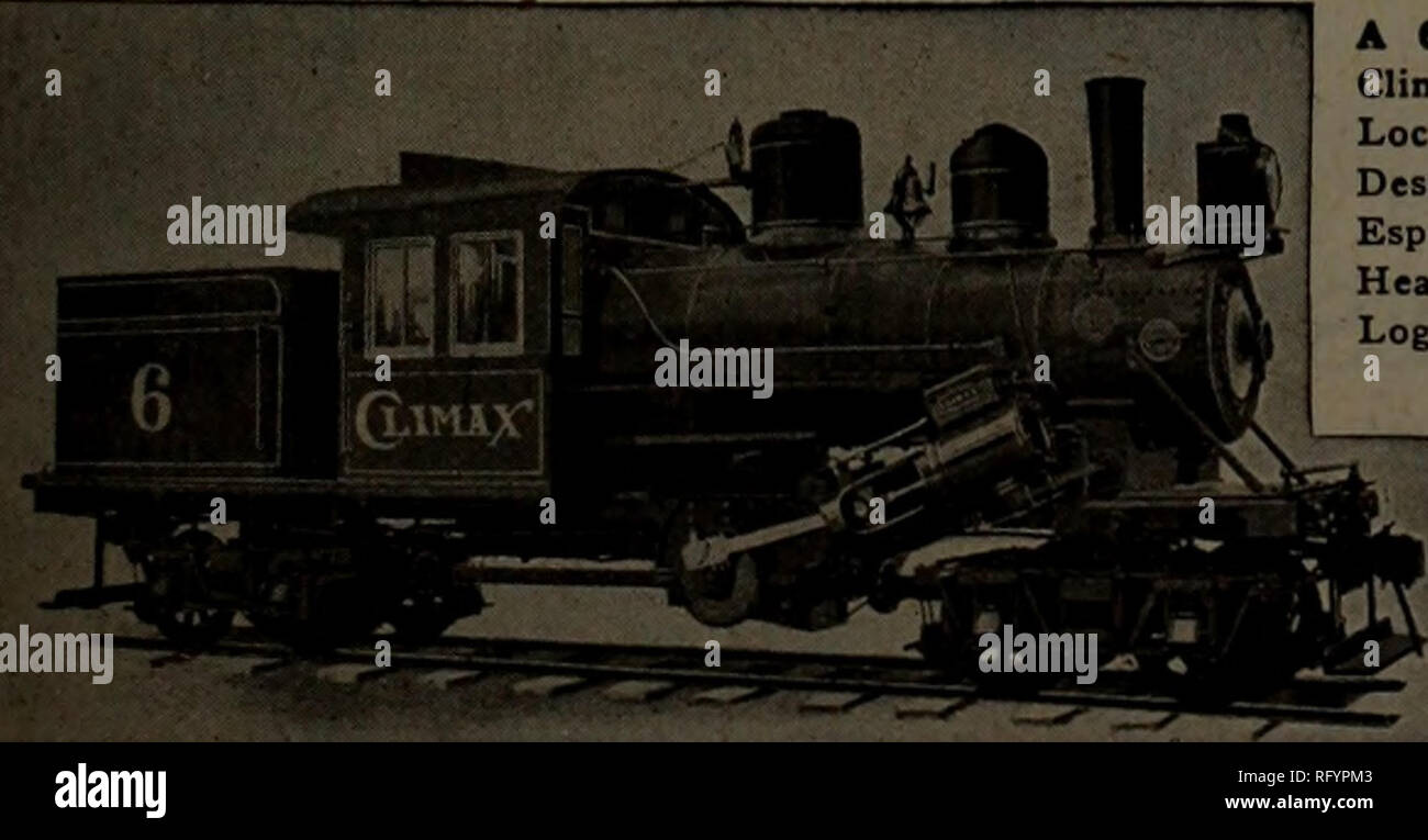 Geared logging locomotive hi-res stock photography and images - Alamy