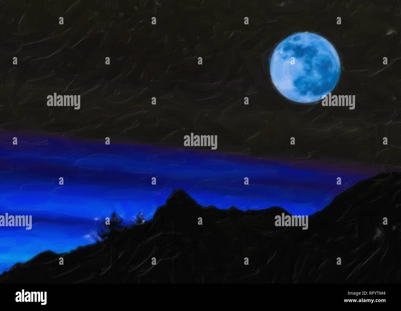 Full moon surface hi-res stock photography and images - Alamy