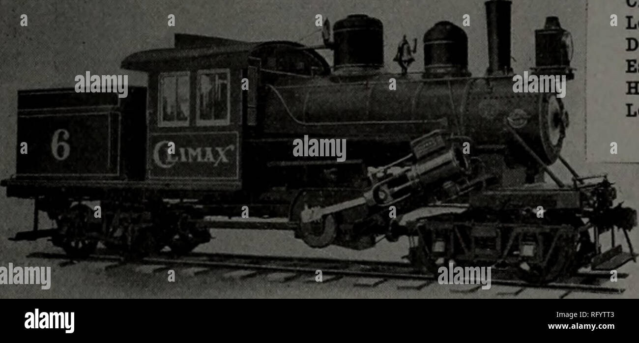 Geared logging locomotive hi-res stock photography and images - Alamy