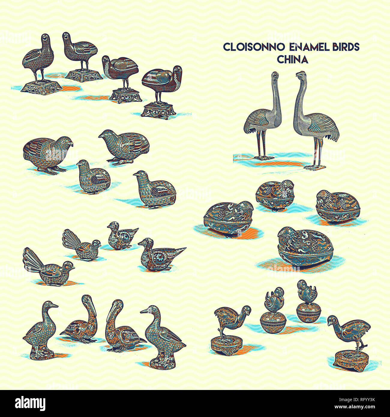 Cloisonne hi-res stock photography and images - Alamy