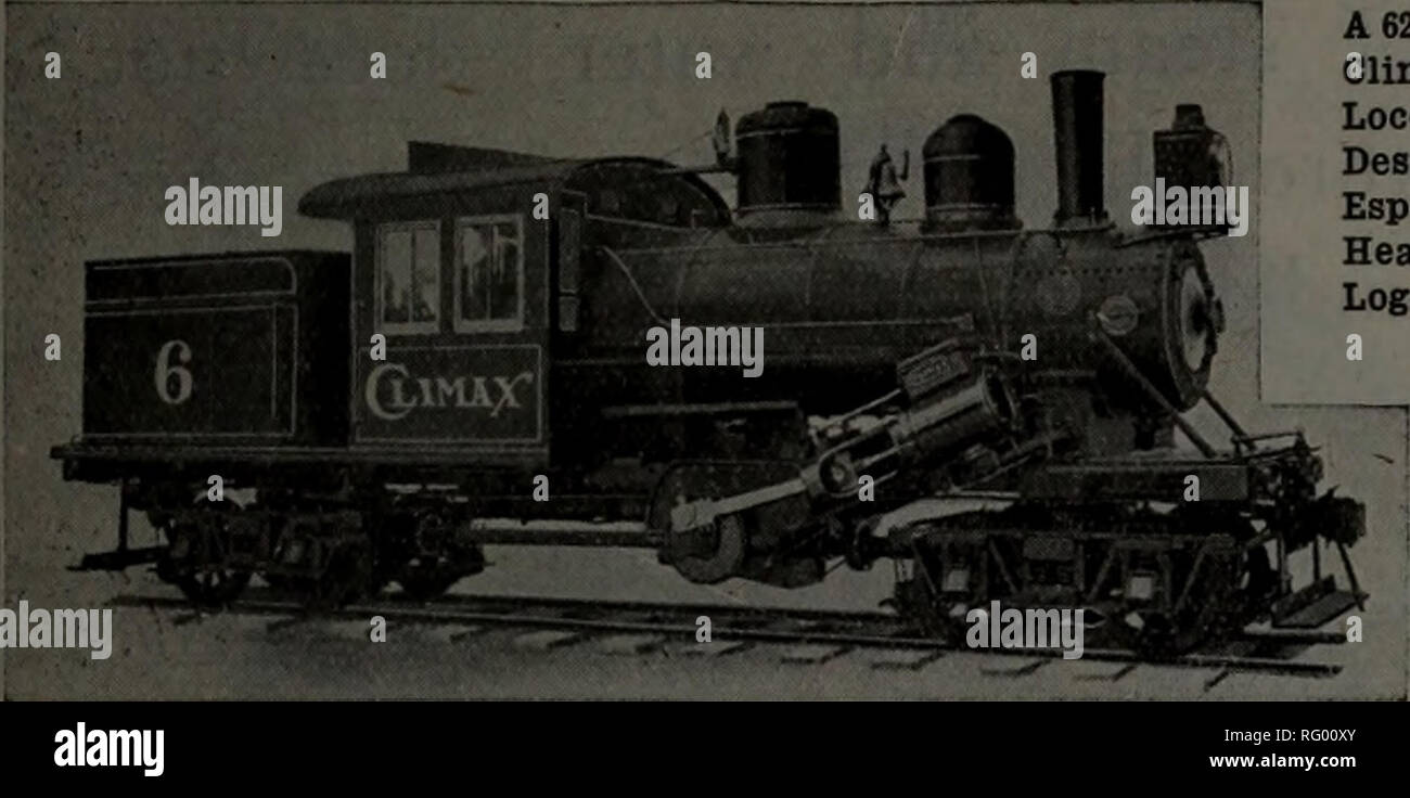 Geared logging locomotive hi-res stock photography and images - Alamy