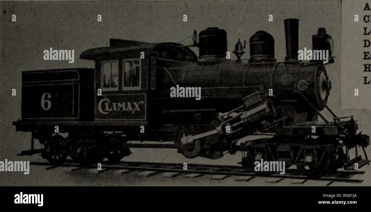 Geared logging locomotive hi-res stock photography and images - Alamy