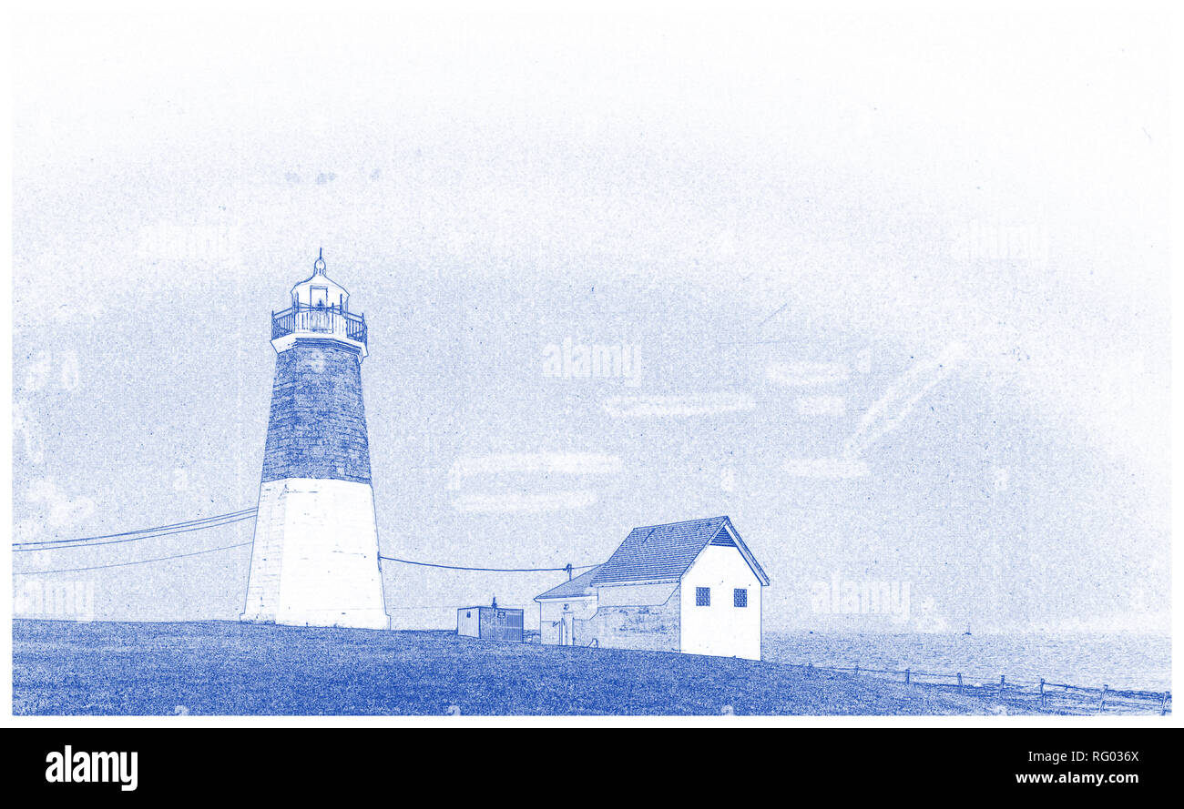 Lighthouse drawing hi-res stock photography and images - Alamy