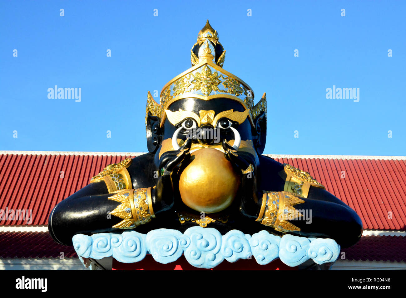 Phra Rahu in Thailand (Rahu om jan), Rahu the mythical of Darkness. He ...