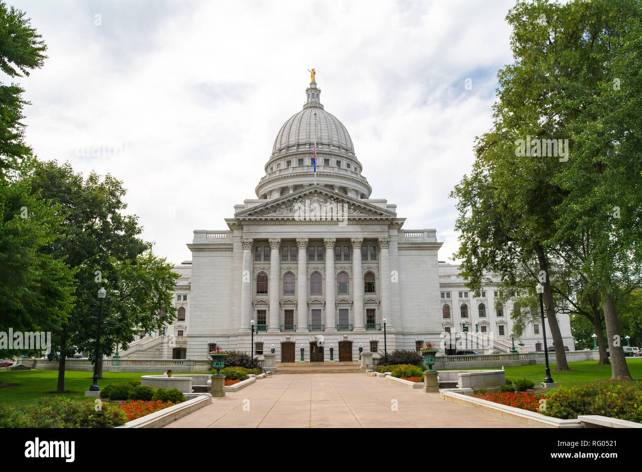 Wisconsin State Capitol building. Madison, Wisconsin, USA Stock Photo ...