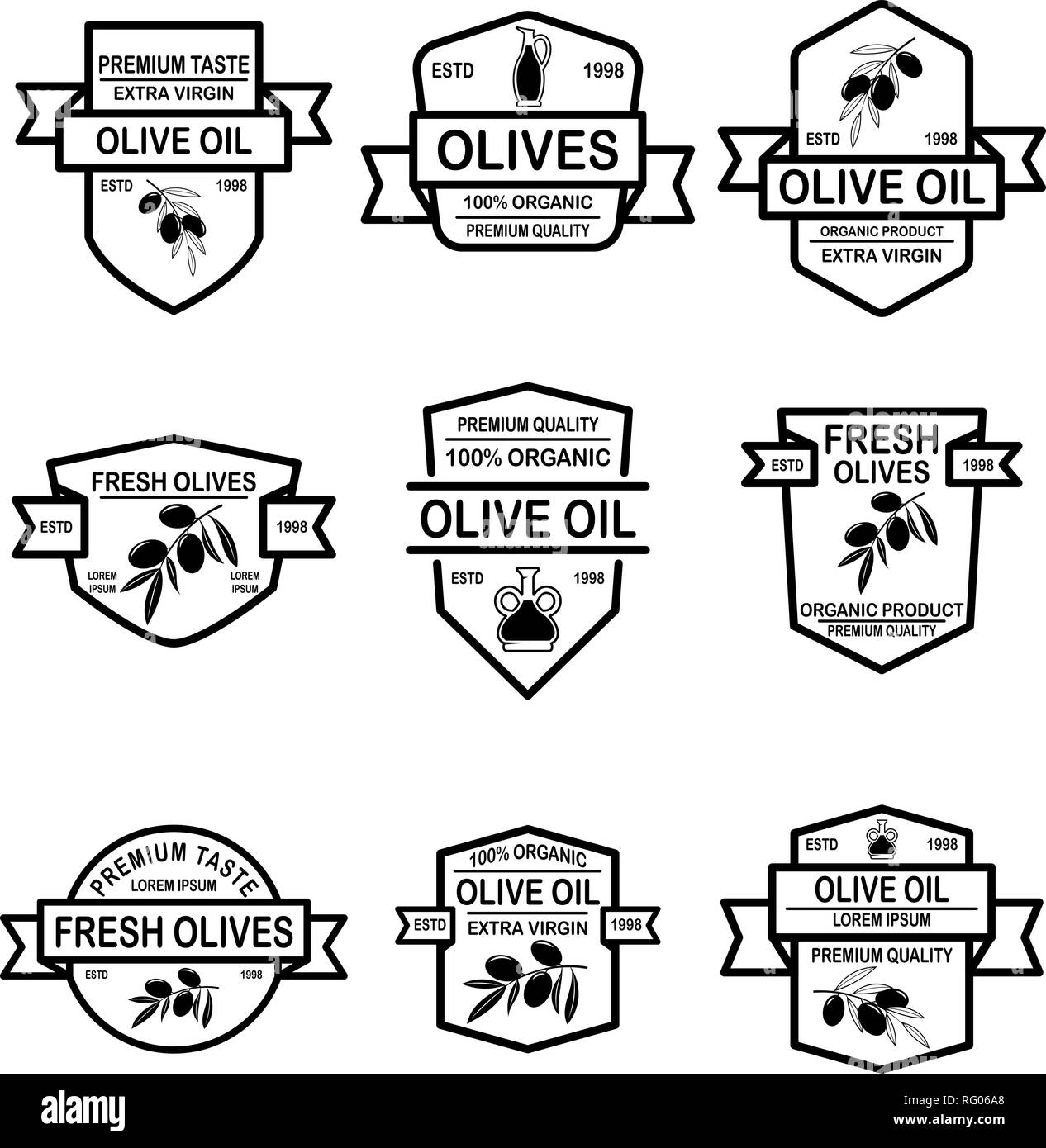 Vintage Olive Oil Label