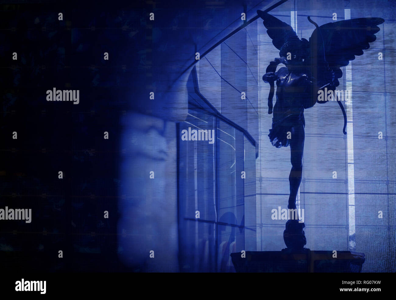 A hunting angel in the shadows Stock Photo - Alamy