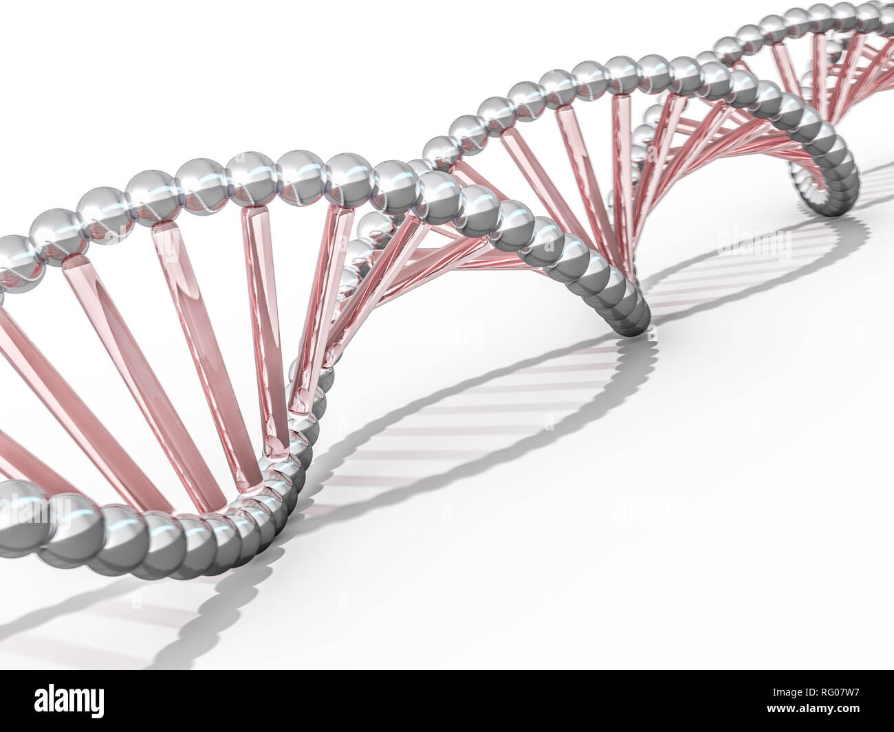 DNA chain. Abstract scientific background. Beautiful illustraion ...