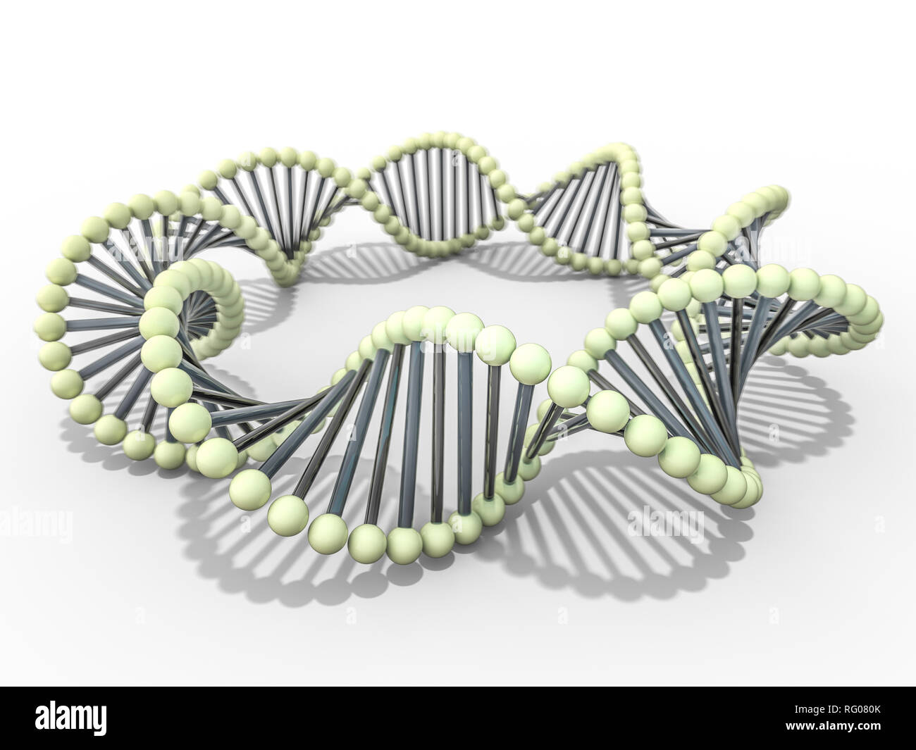 DNA chain. Abstract scientific background. Beautiful illustraion ...
