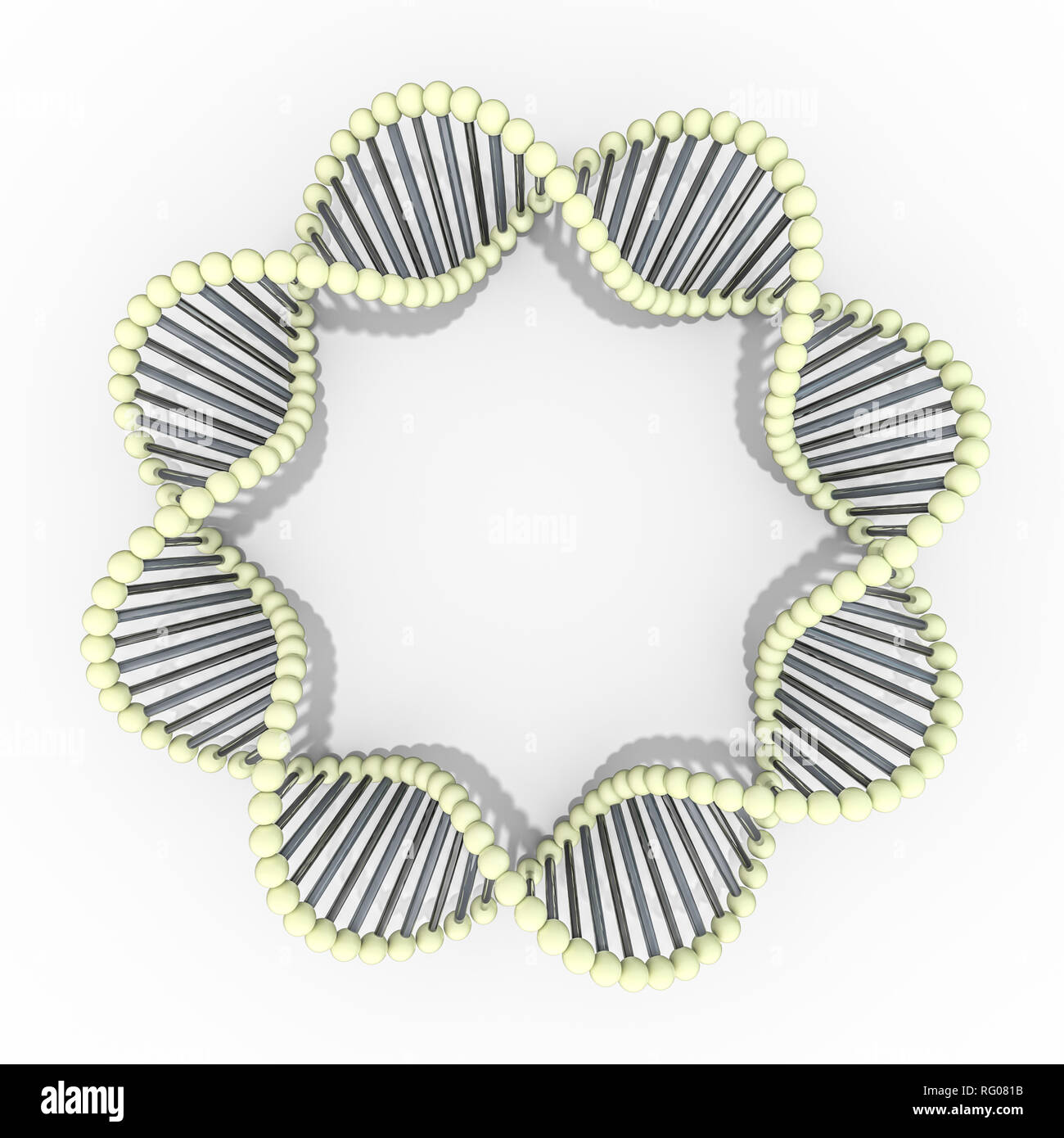 DNA chain. Abstract scientific background. Beautiful illustraion ...