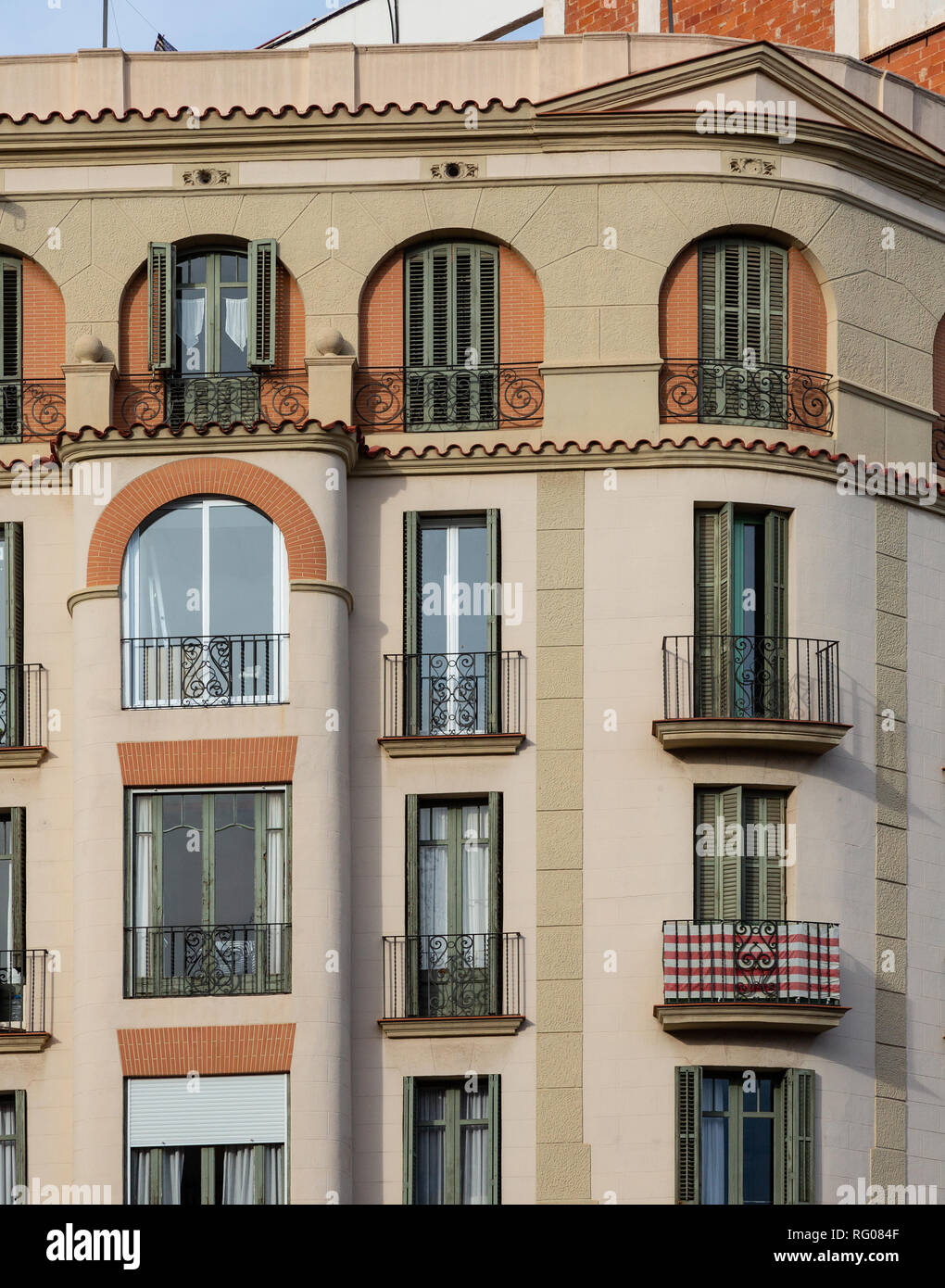 Beautiful windows style barcelona hi-res stock photography and images ...