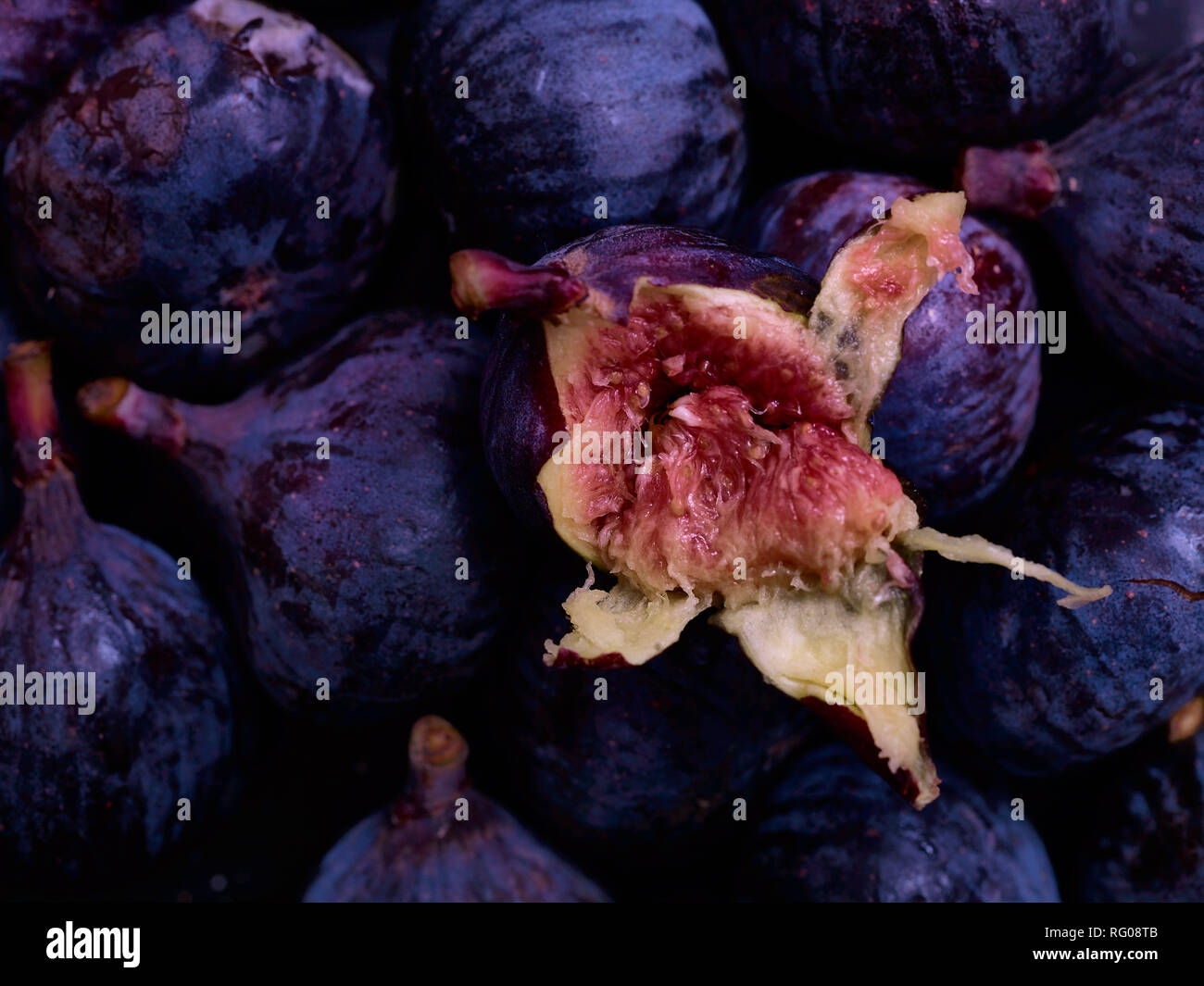 Colourful figs, Fresh fruit food photograph Stock Photo - Alamy