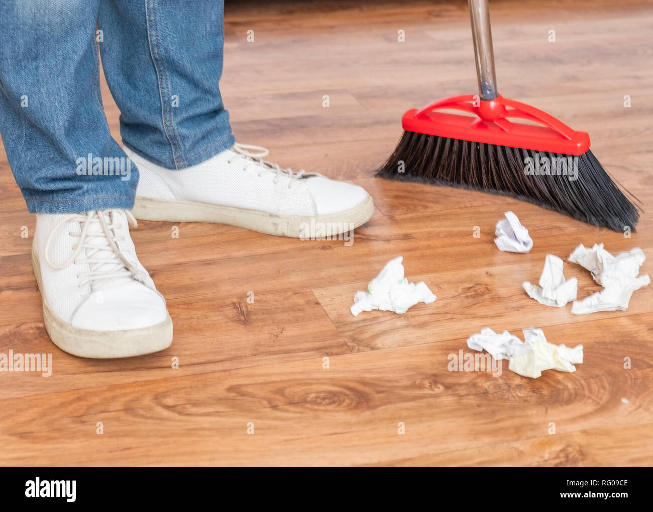 Sweep the floor hi-res stock photography and images - Alamy