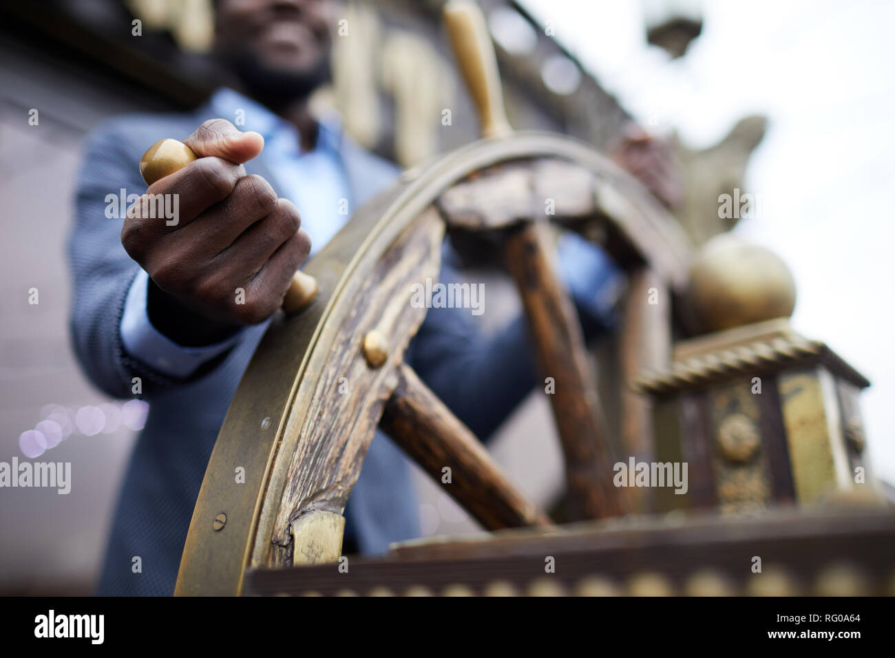 Person leading adventure hi-res stock photography and images - Alamy