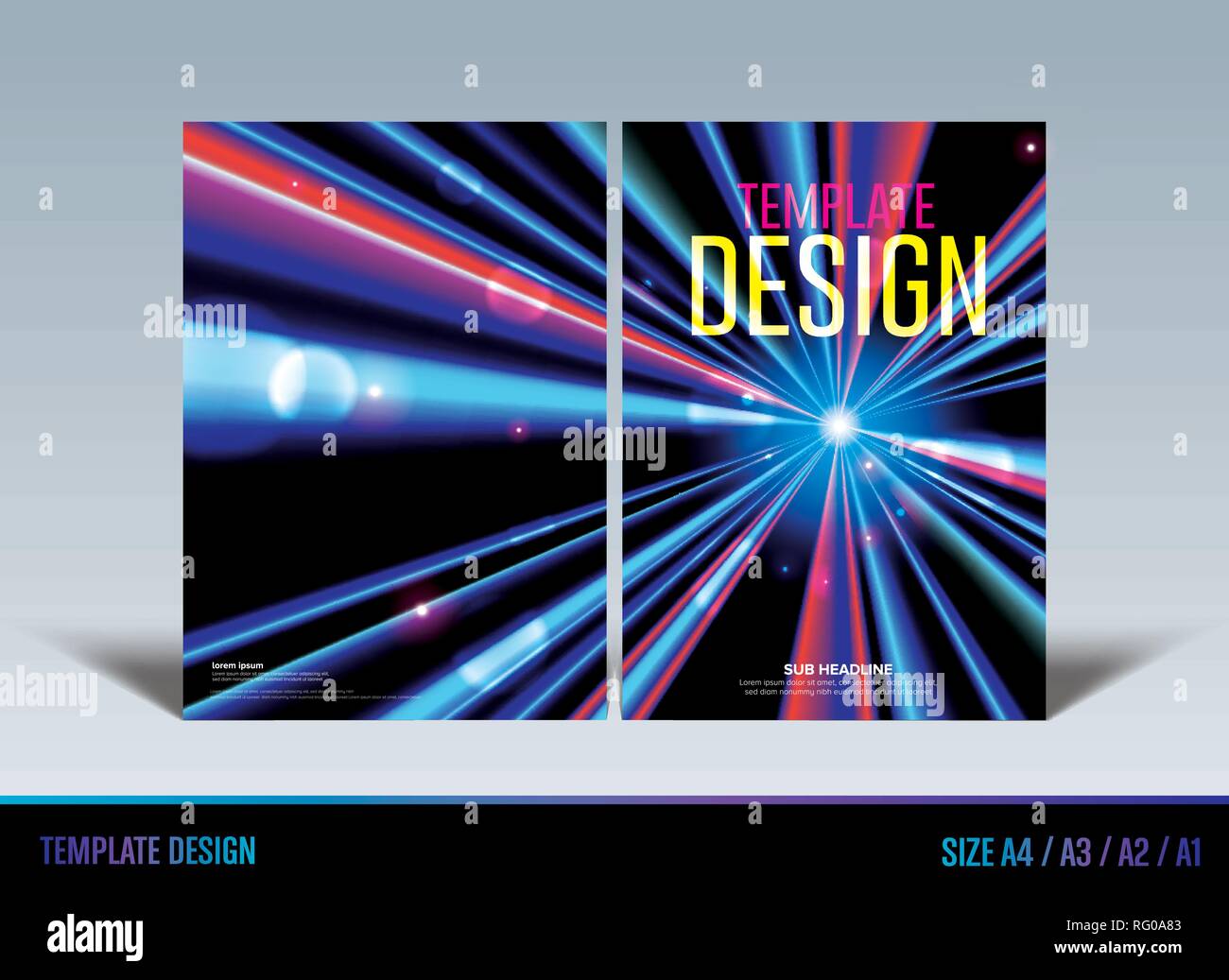 Abstract Template Design Stock Vector Image & Art - Alamy