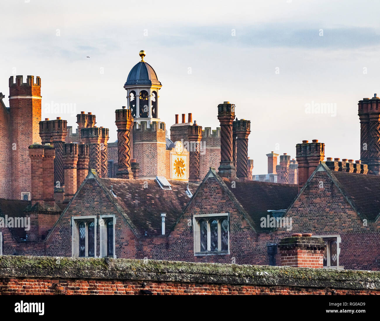 Chimneys Hampton Court Palace, London, England Stock Photo - Alamy