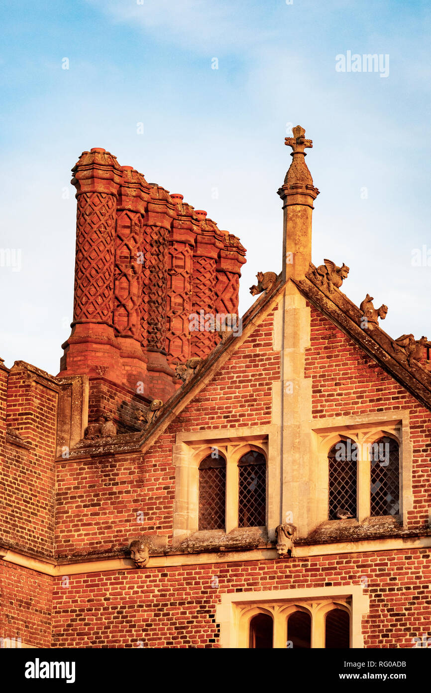 Chimneys Hampton Court Palace, London, England Stock Photo - Alamy