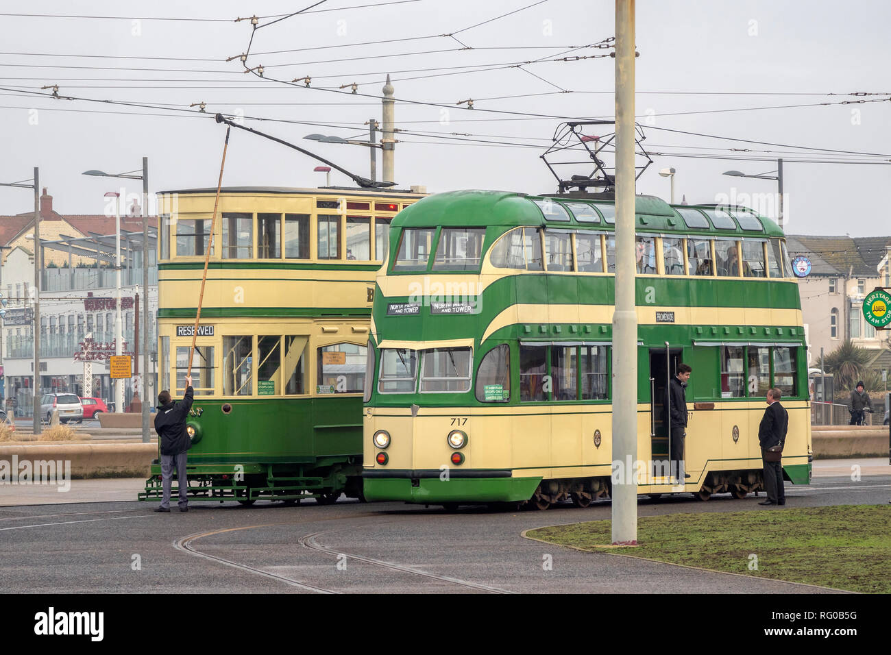 Vintage trams uk hi-res stock photography and images - Alamy