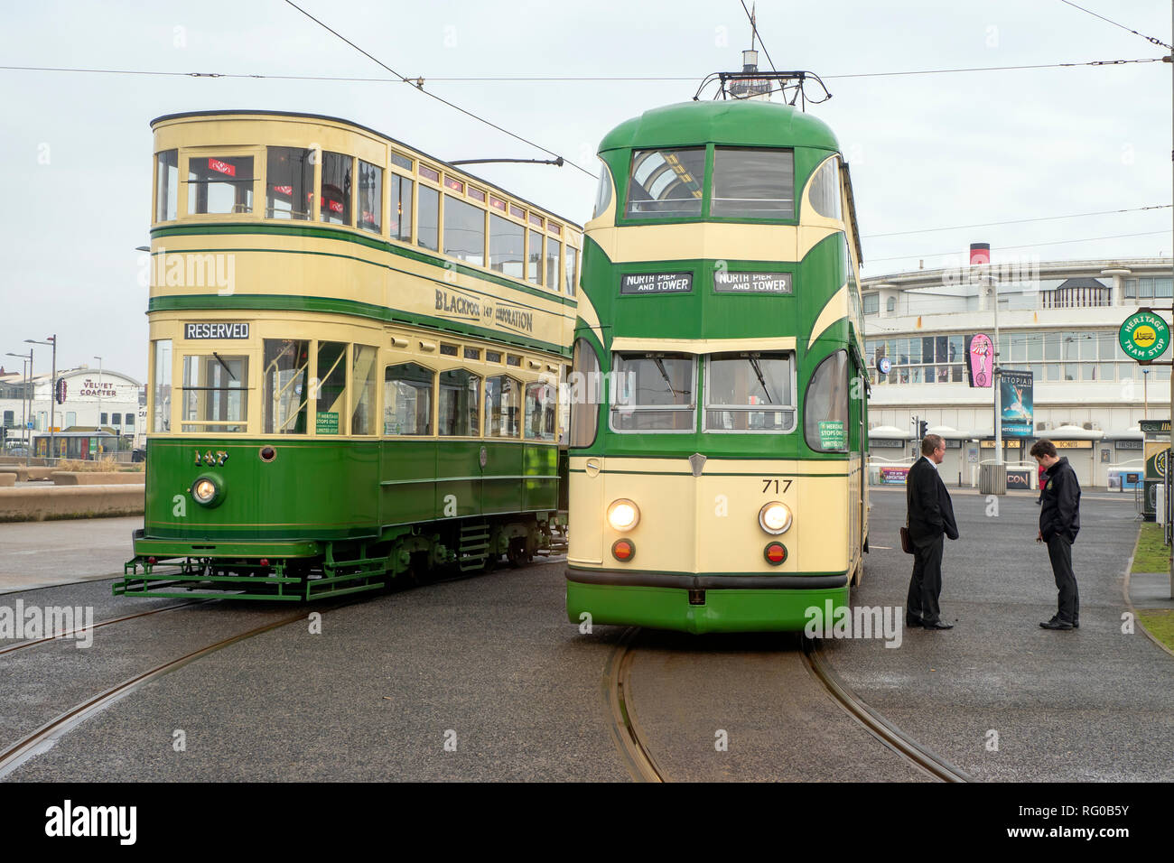 Vintage trams hi-res stock photography and images - Alamy