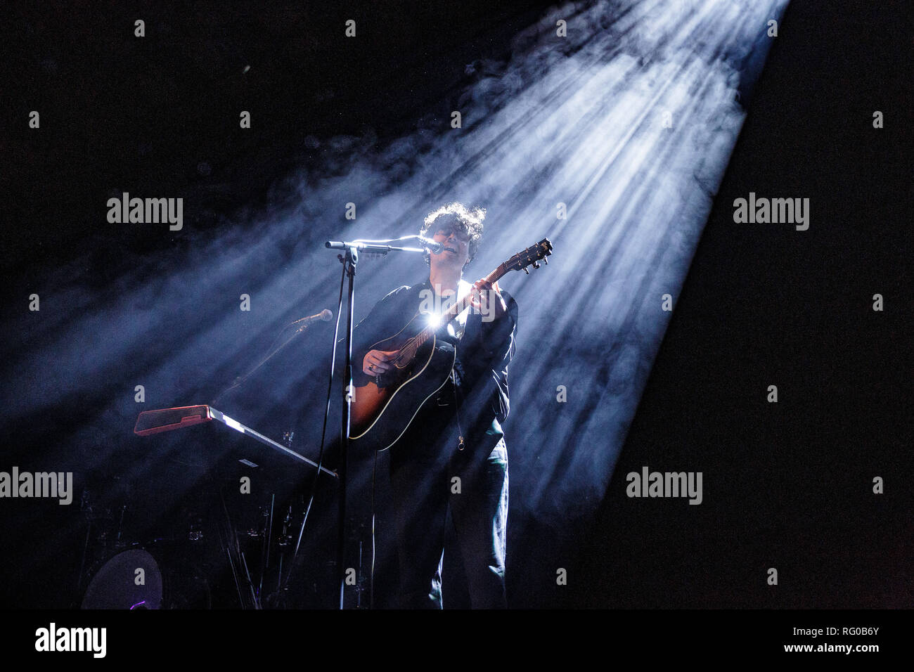 Denmark, Copenhagen - January 24, 2019. The Danish singer and ...