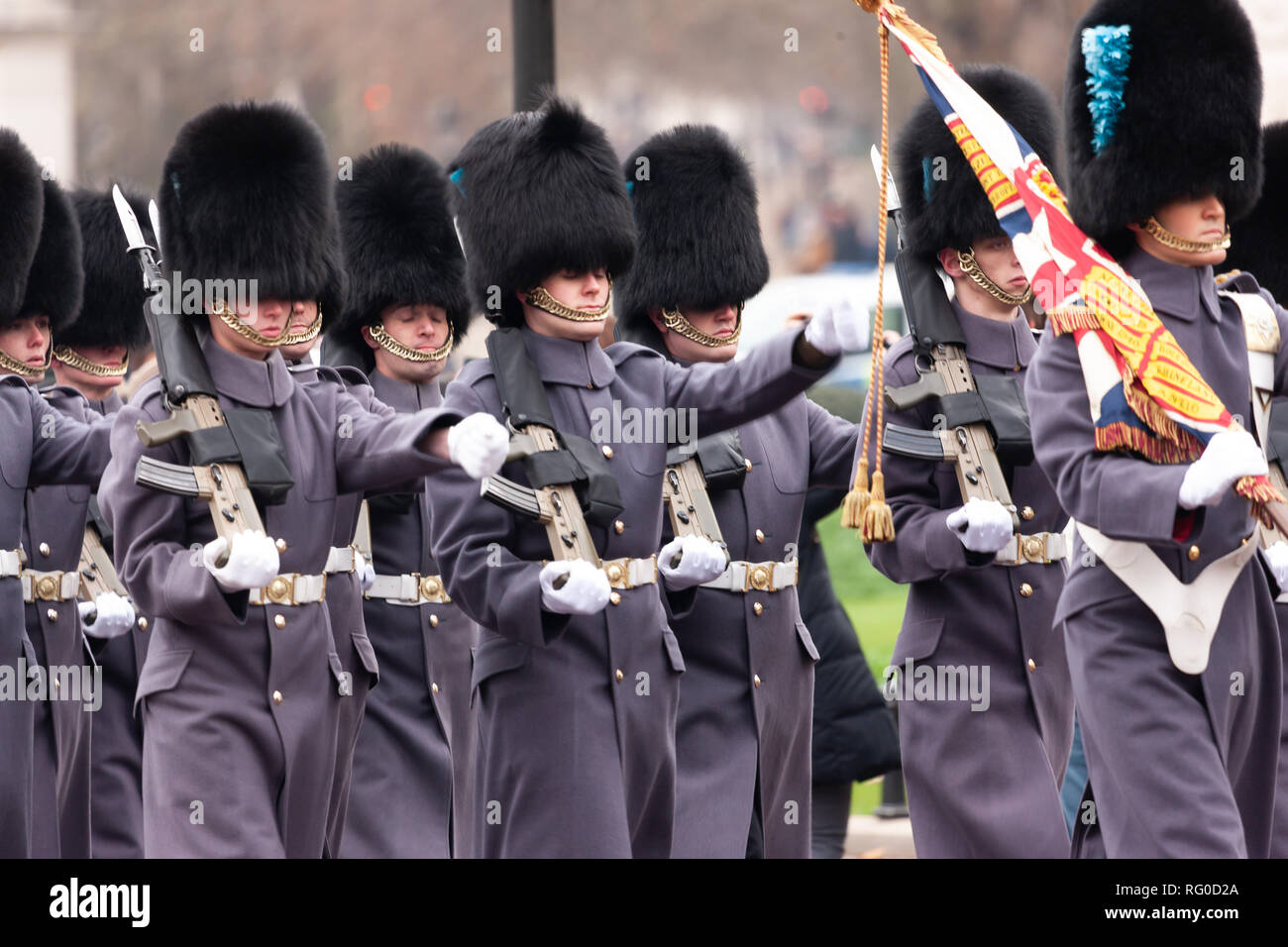 Buckingham Palace Irish Guards High Resolution Stock Photography and ...