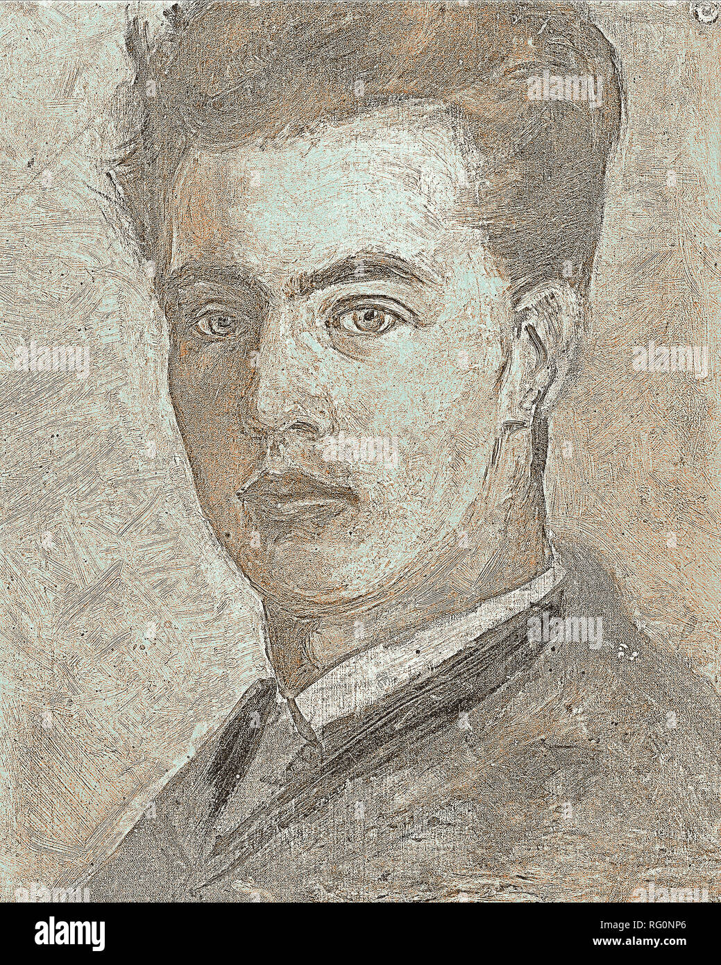 A young artist hi-res stock photography and images - Alamy