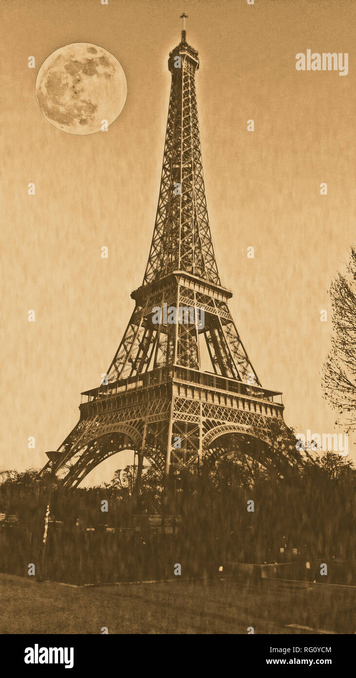 Eiffel tower paris france building architecture travel tourism hi-res ...