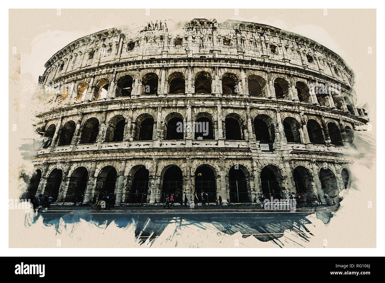 Colosseum colosseo Cut Out Stock Images & Pictures - Alamy