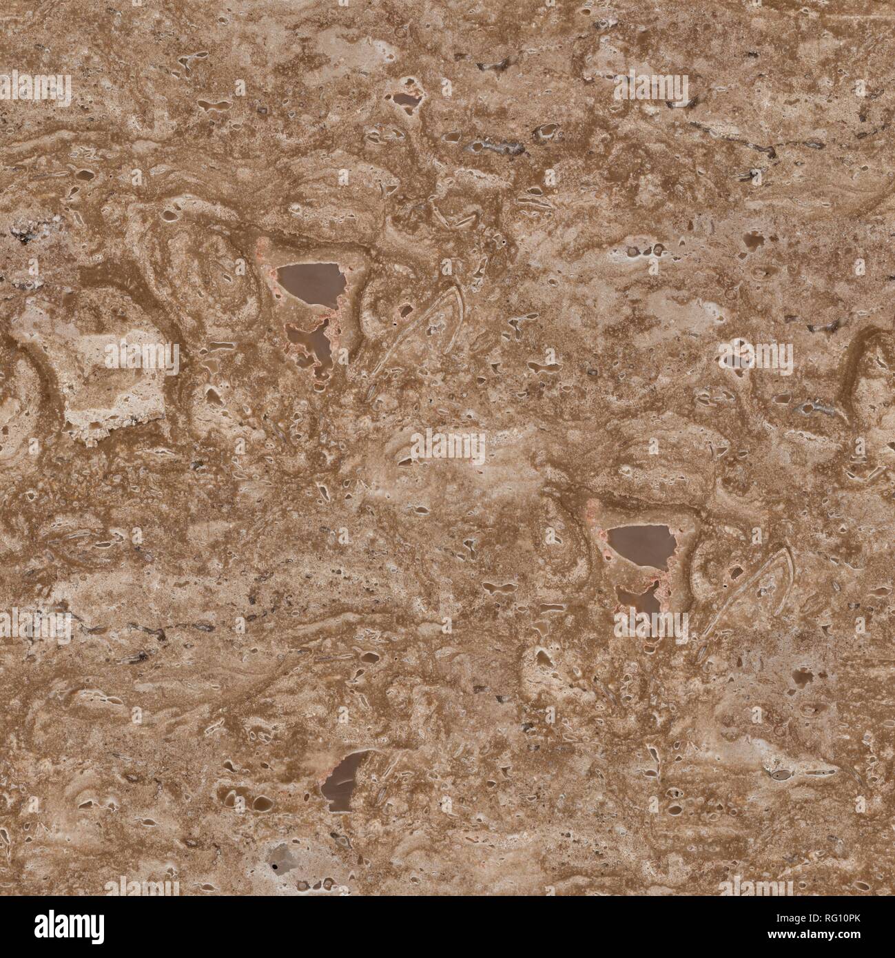 Natural travertine stone texture. Seamless square background, tile ...