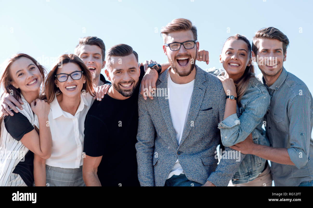 portrait of a group of successful young people Stock Photo - Alamy