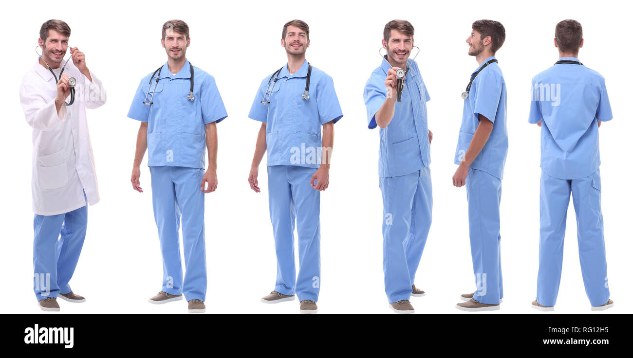 group of medical doctors standing in a row Stock Photo - Alamy