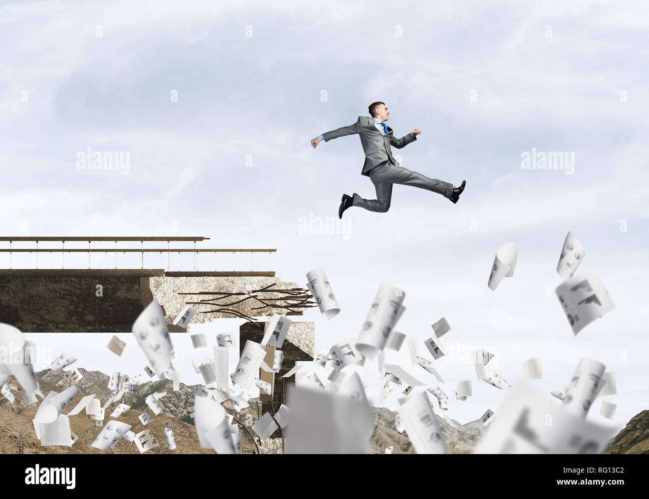 Problems and difficulties overcoming concept Stock Photo - Alamy