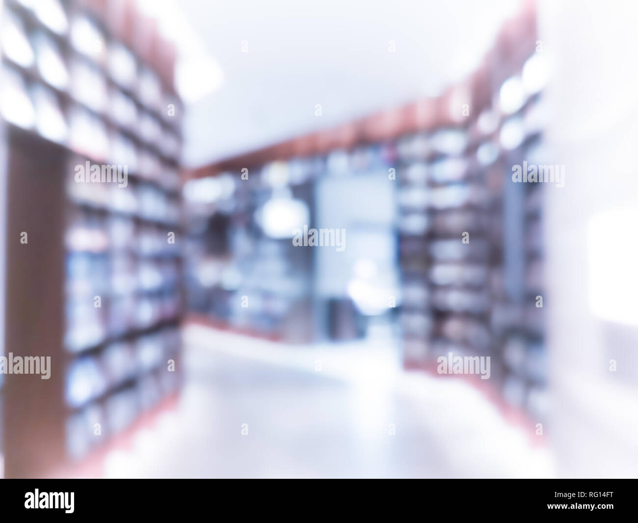 Abstract Shopping mall background with bokeh Stock Photo - Alamy