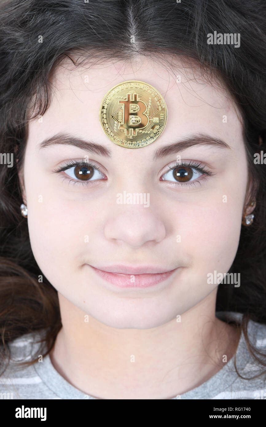 Cryptocurrency girl hi-res stock photography and images - Alamy
