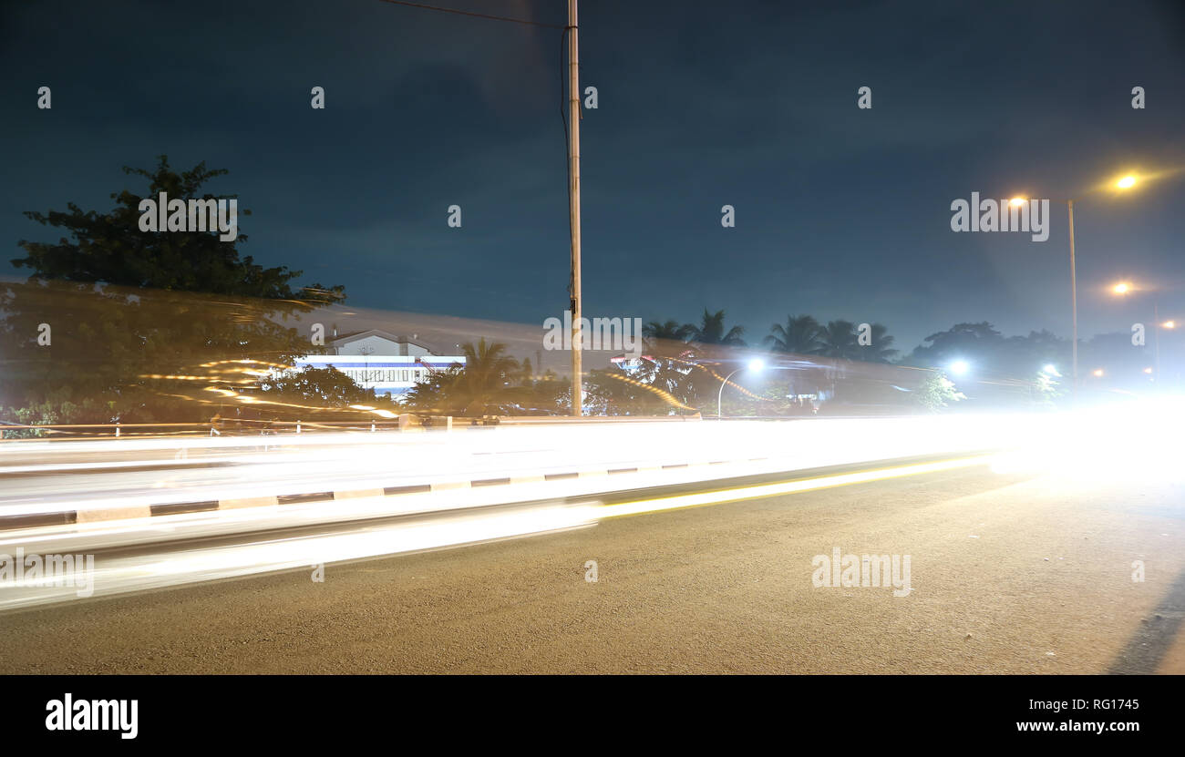 slow shutter speed (long exposure) shot at the bridge Stock Photo - Alamy