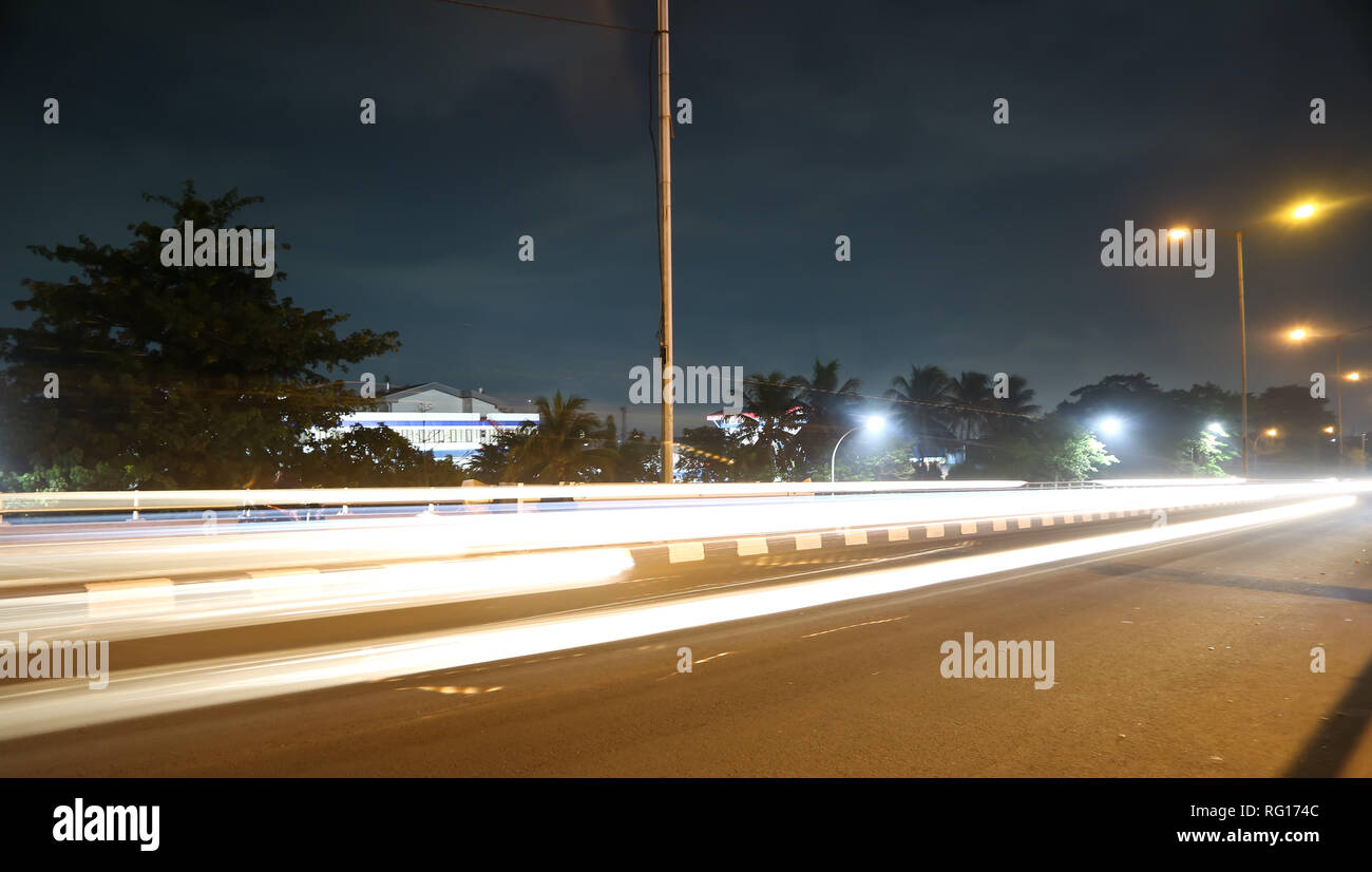 slow shutter speed (long exposure) shot at the bridge Stock Photo - Alamy