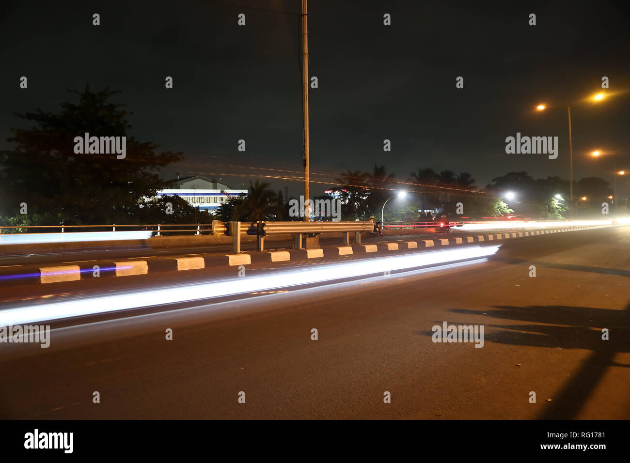 slow shutter speed (long exposure) shot at the bridge Stock Photo - Alamy