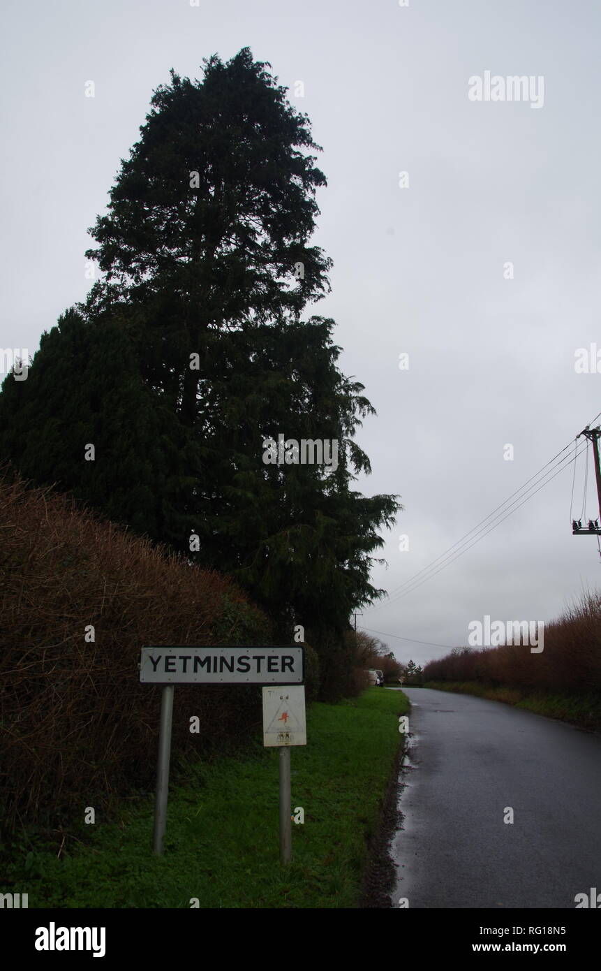 Yetminster. The Macmillan Way. Long-distance trail. Dorset. England. UK ...