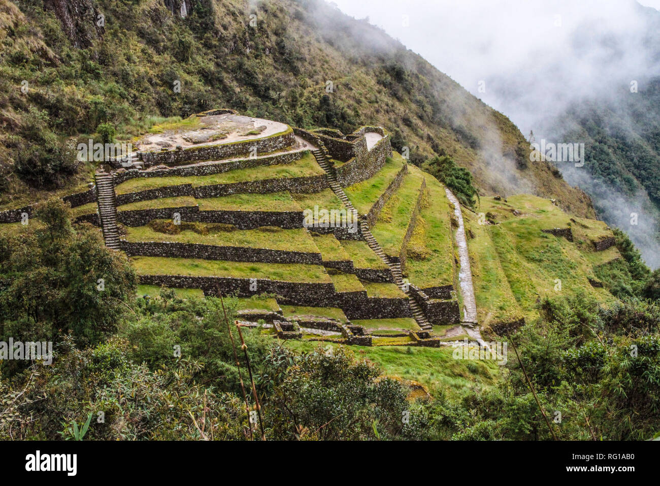 Breathtaking view of the andean landscape following the world famous ...
